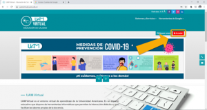 Tutorial 1: Iniciar sesión en UAM-Virtual – Blogs Universidad Americana